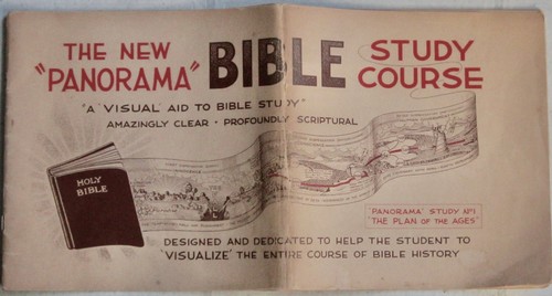 The New Panorama Bible Study Course #1 Alfred Thompson Eade 1947 Visual ...