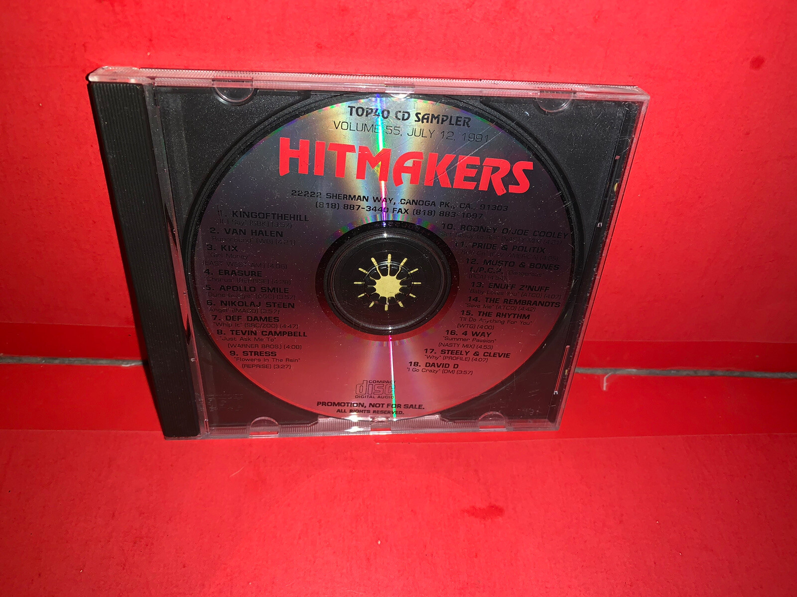 Promo Only - Hitmakers - Volume 55 - July 12, 1991 - Promo - CD | eBay