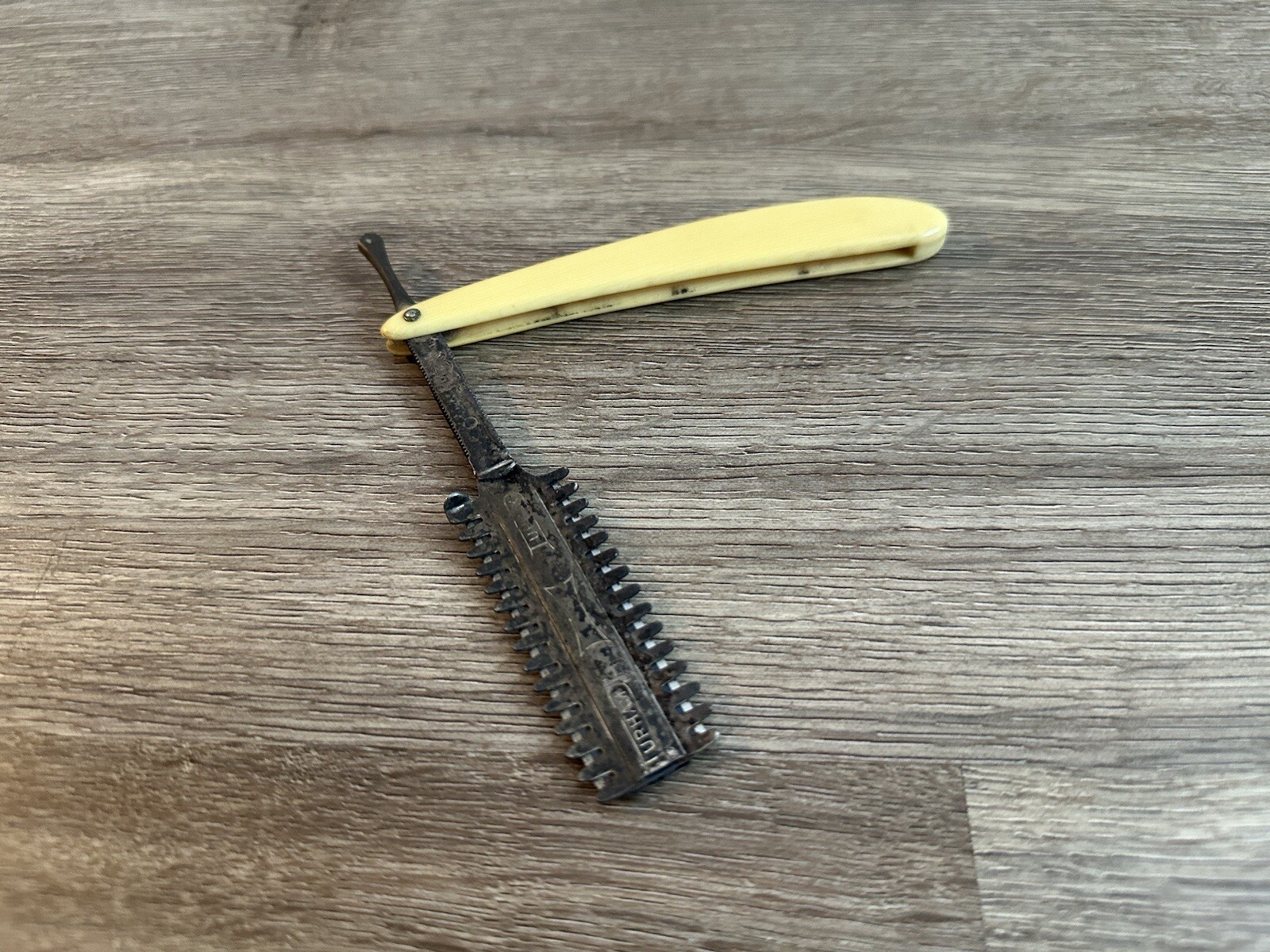 Antique 1907 Durham Duplex USA Blade French Ivory Straight Razor | eBay