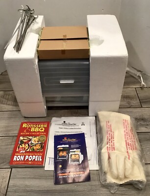 Ronco Showtime Model 3000T Rotisserie & BBQ Oven White New with ...