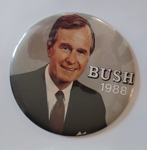 George HW Bush 6 Inch Campaign Button | eBay