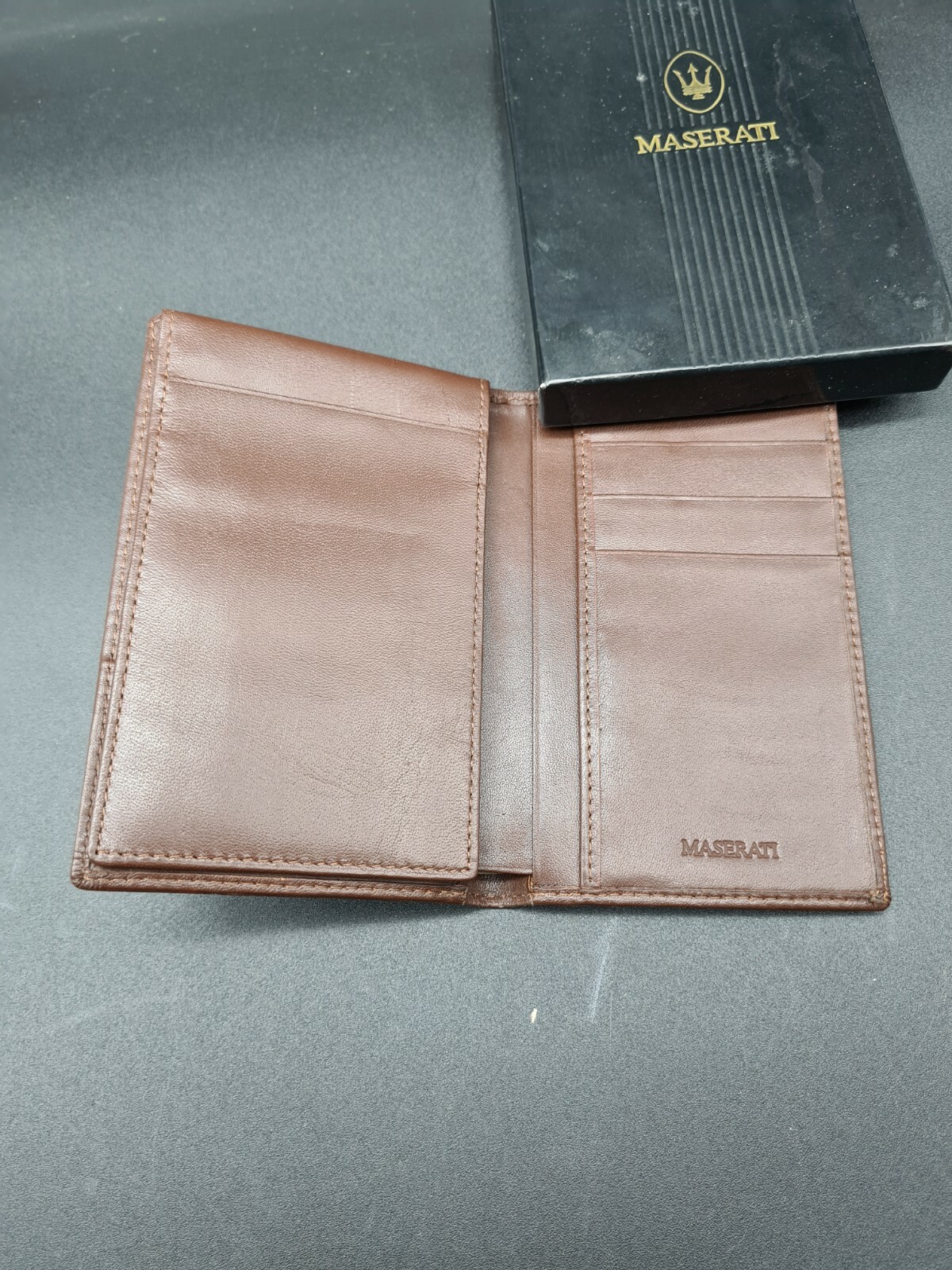 MASERATI WALLET NOS 80S GHIBLI MEXICO BITURBO 420 422 424 MERAK KHAMSIN ...