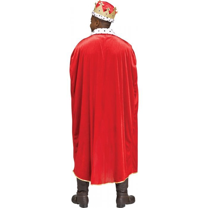 Full Length Deluxe Red King Cape Robe and Crown | eBay