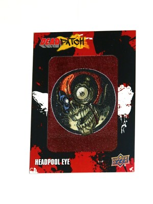 2019 UPPER DECK MARVEL DEADPOOL DEADPATCH PATCH Tier 1 DP21 HEADPOOL ...