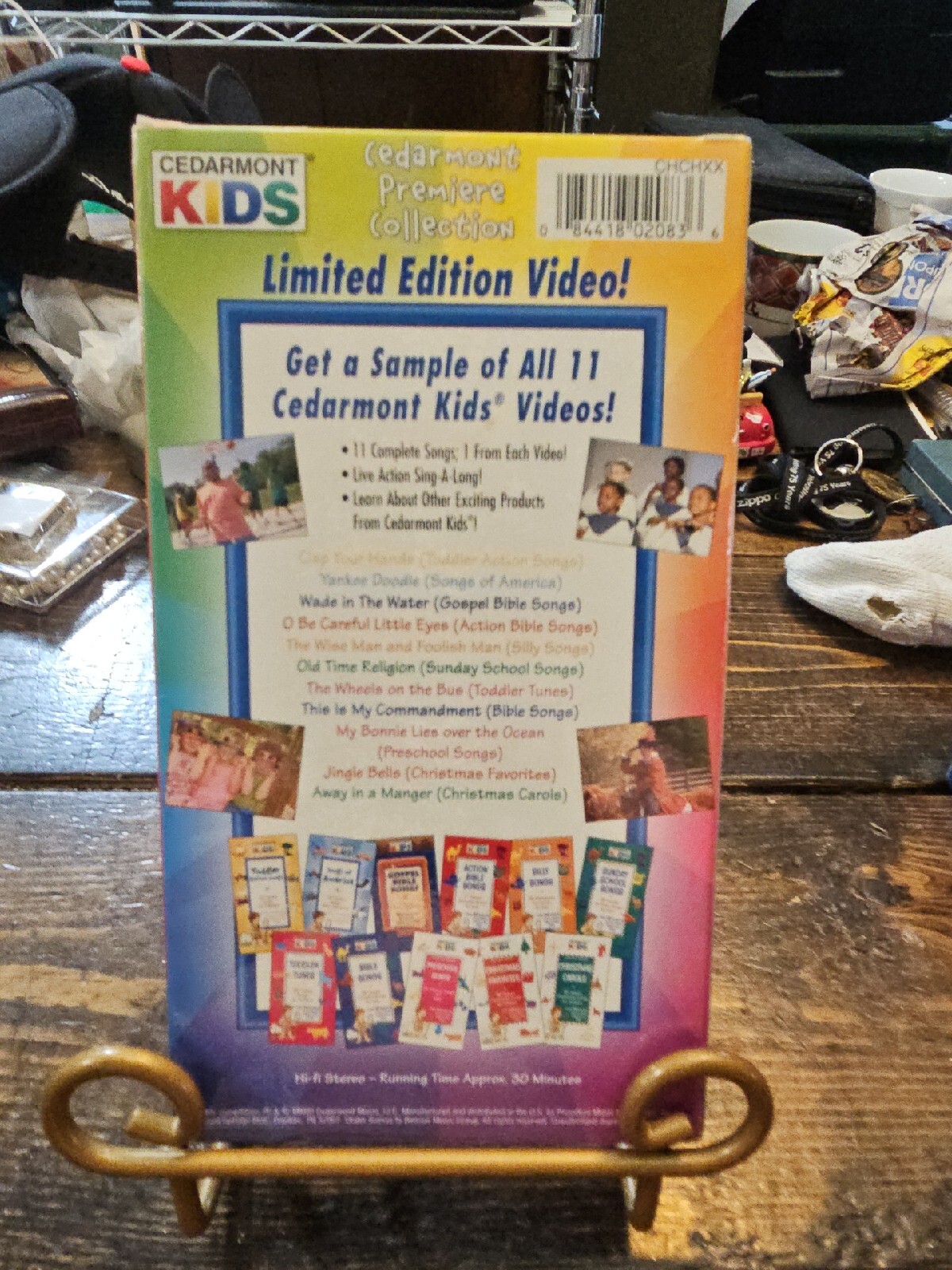 Cedarmont Kids Premiere Collection 11 Music Videos for Kids VHS for ...