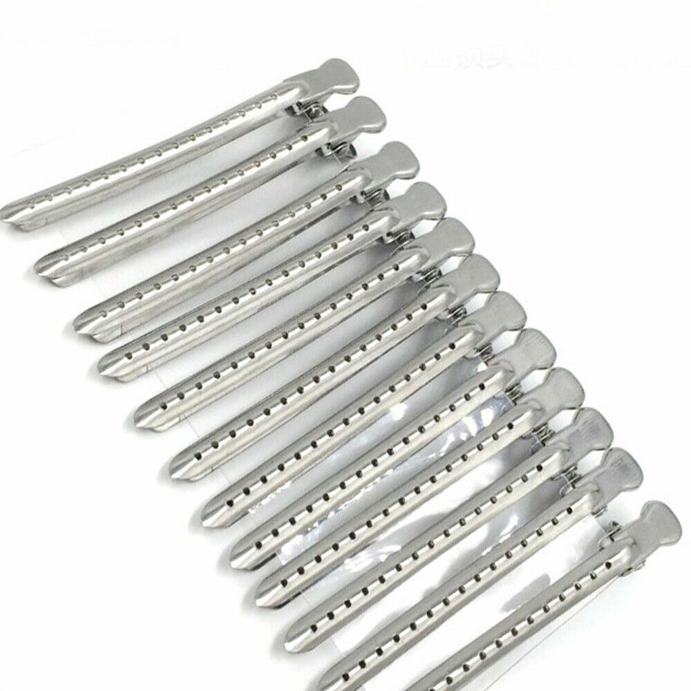 Magic Collection Metal Duck-Bill Hair Section Clips-Pack OF12#3115-FAST ...