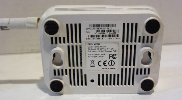 Open Mesh Om2p Wireless Access Point Poe 12 24v Router W/o A/c Adapter ...