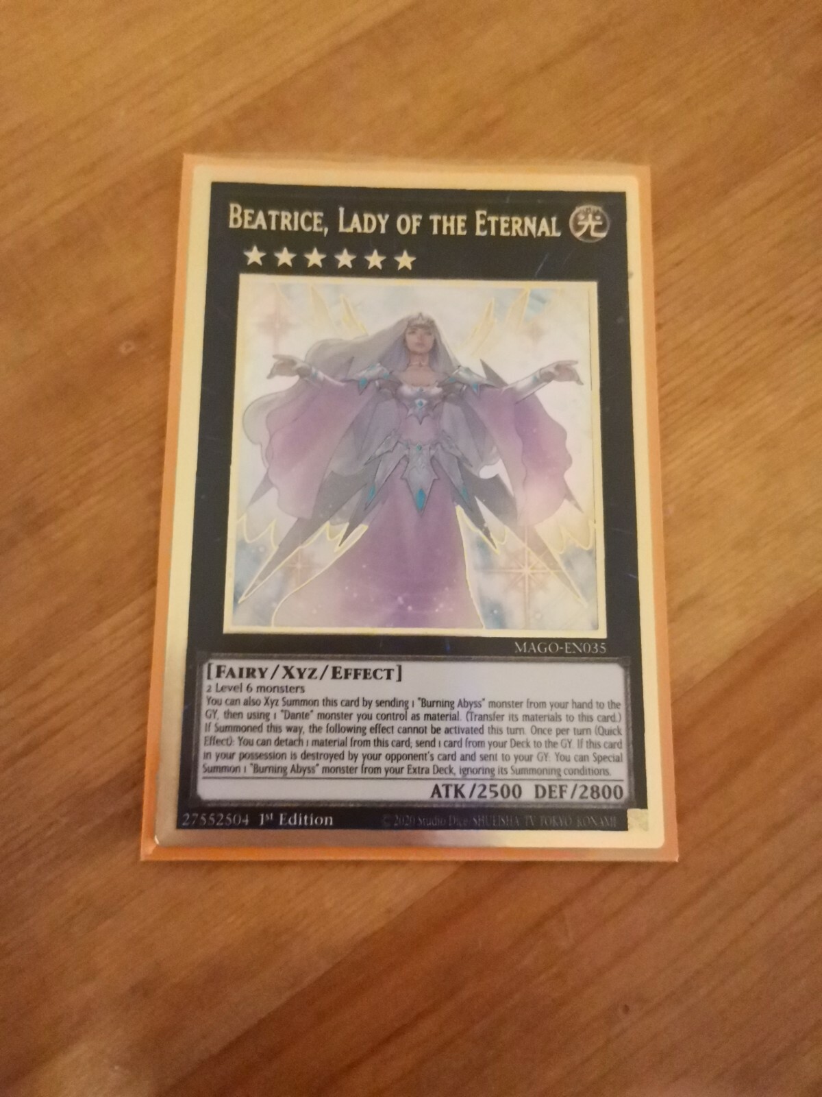 Beatrice, Lady of the Eternal Yu-Gi-Oh! MAGO-EN035 1st Premium Gold ...