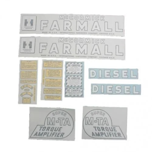 Decal Set Super MTA Diesel Vinyl fits International Super M | eBay