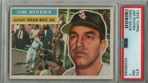 1956 Topps - White Back #70 Jim Rivera for sale online | eBay