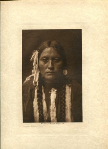 1910 Original Photogravure | Edward Curtis | Kutenai Female Type | eBay