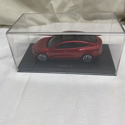 Telsa model 3 Performance diecast model car, Red In Case | eBay