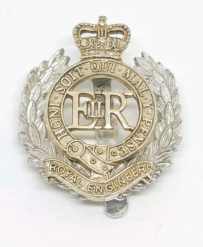 Vintage British Army Royal Engineers Cap Badge J R Gaunt B Ham | eBay