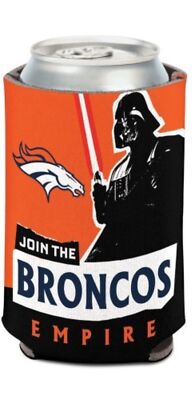 Denver Broncos NFL Can Holder Cooler Bottle Sleeve Star Wars Team Darth ...