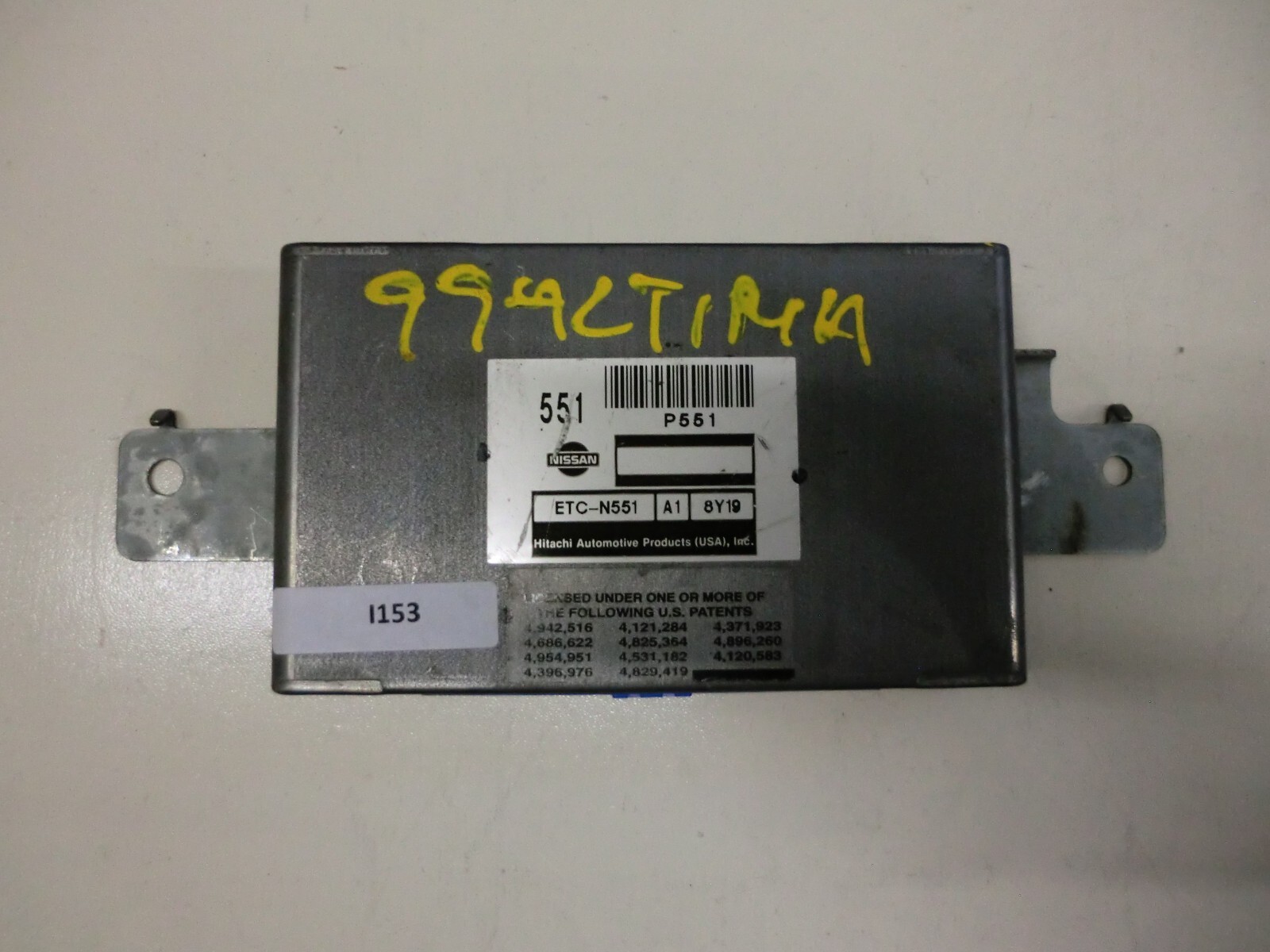 ETC-N551 A1 | 98-99 NISSAN ALTIMA OEM TRANSMISSION CONTROL MODULE UNIT ...
