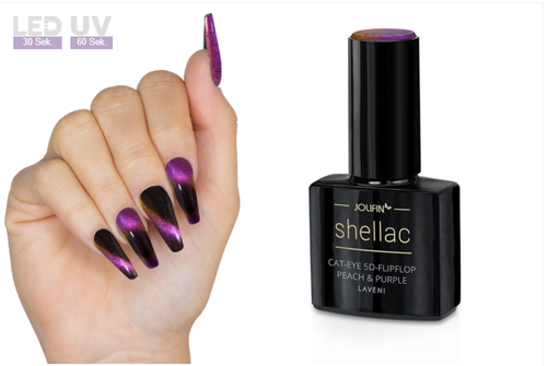 Jolifin LED UV LAVENI Shellac Farbwahl 12ml NAGELSTUDIO Qualität Neu ...