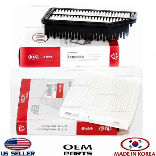 Genuine Engine Air Filter & Cabin Air Filter 2pcs set ⭐ OEM ⭐ KIA SOUL ...