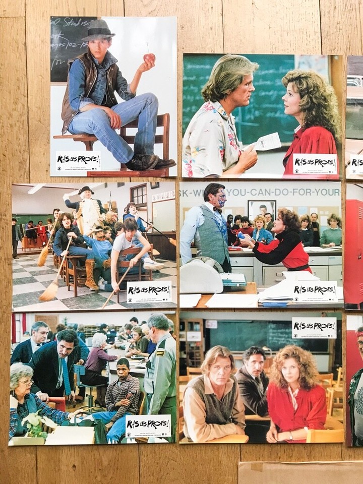 RAS LES PROFS - 12 PHOTOS cinéma ARTHUR HILLER, NICK NOLTE, LEE GRANT ...