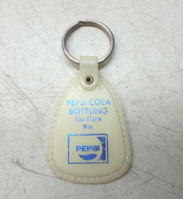 Pepsi Cola Bottling Keychain Eau Claire Wisconsin Vintage Advertising ...