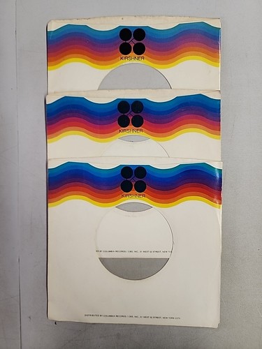 45 RPM 7" RECORD SLEEVES CO. SLEEVE 3 PACK SEE PHOTOS - Kirshner ...