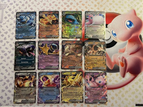 Pokemon 151 TCG - SET 12/12 EX Card Lot NM-MINT | eBay