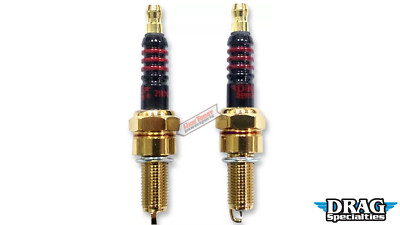 Drag Spark Plugs Iridium Pair CR9EIX M8 Softail/Touring Harley Davidson ...