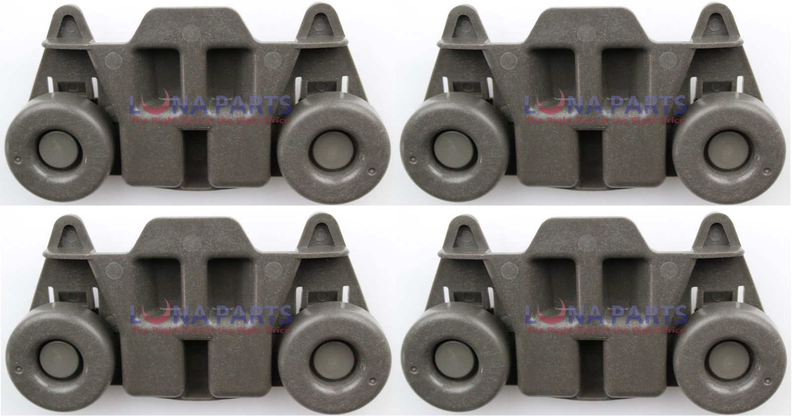 (4 Pack) W10195416 Dishwasher Lower Rack Wheel W10195416V, AP5983730 ...