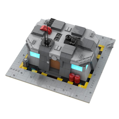 Base Bunker Model from Movie Minifig Scale 695 Pieces Building Toys Set ...