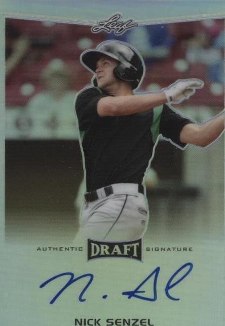2016 Leaf Metal Draft - Nick Senzel #BA-NS1 (AU, RC) for sale online | eBay