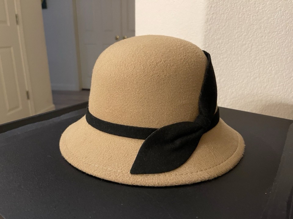 Women Winter Classes Hat - Vintage Wool Cloche Bucket Hat 1950s | eBay