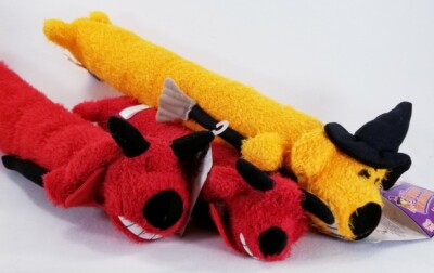 Multipet Halloween Devil Witch Loofa Dog Soft Dog Toys Squonker Puppy ...