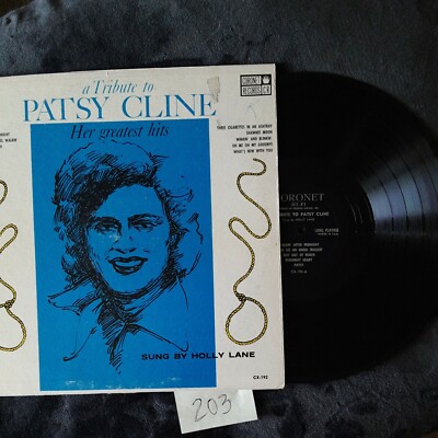 A TRIBUTE TO PATSY CLINE - Holly Lane (Coronet CX-192)- 12" Vinyl ...