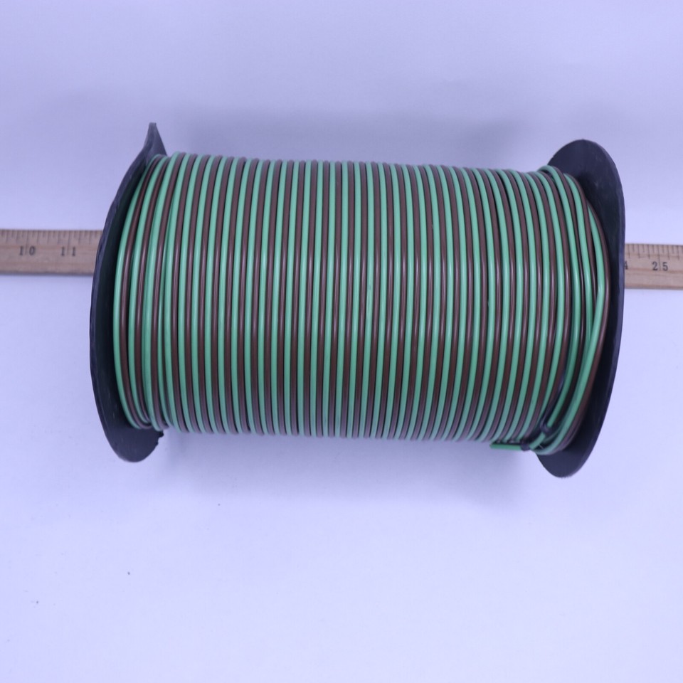 Bonded Parallel Stranded Wire 16/2 AWG Green & Brown 500ft 02931 | eBay