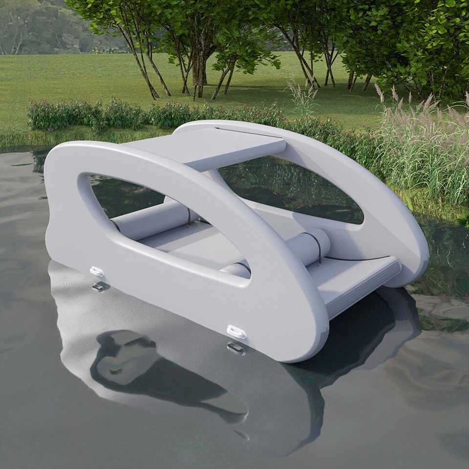 Inflatable Electric Boat Solar Sustainable Inflatable House Boat For ...