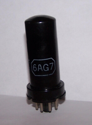 GE 6AG7 Metal Vacuum Tube Electron Radio Vintage | eBay
