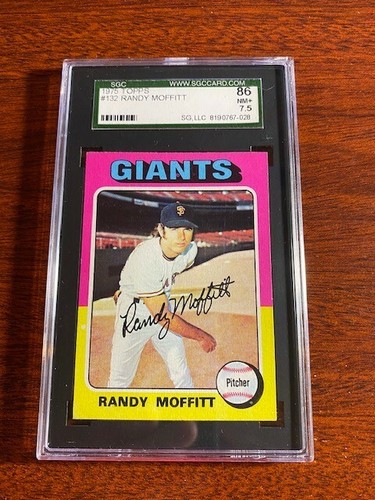 1975 Topps #132 Randy Moffitt. SGC 86 NRMT+ | eBay