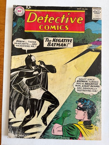Detective Comics #284 (DC 1960) - Negative Batman; low grade | eBay
