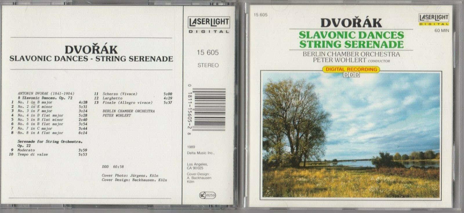Dvorak: Slavonic Dances; String Serenade (CD, Jun-1989, Laserlight) | eBay