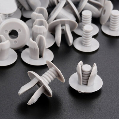 50x Gray Panel Lining Clips Fastener For VW Volkswagen T4 T5 ...