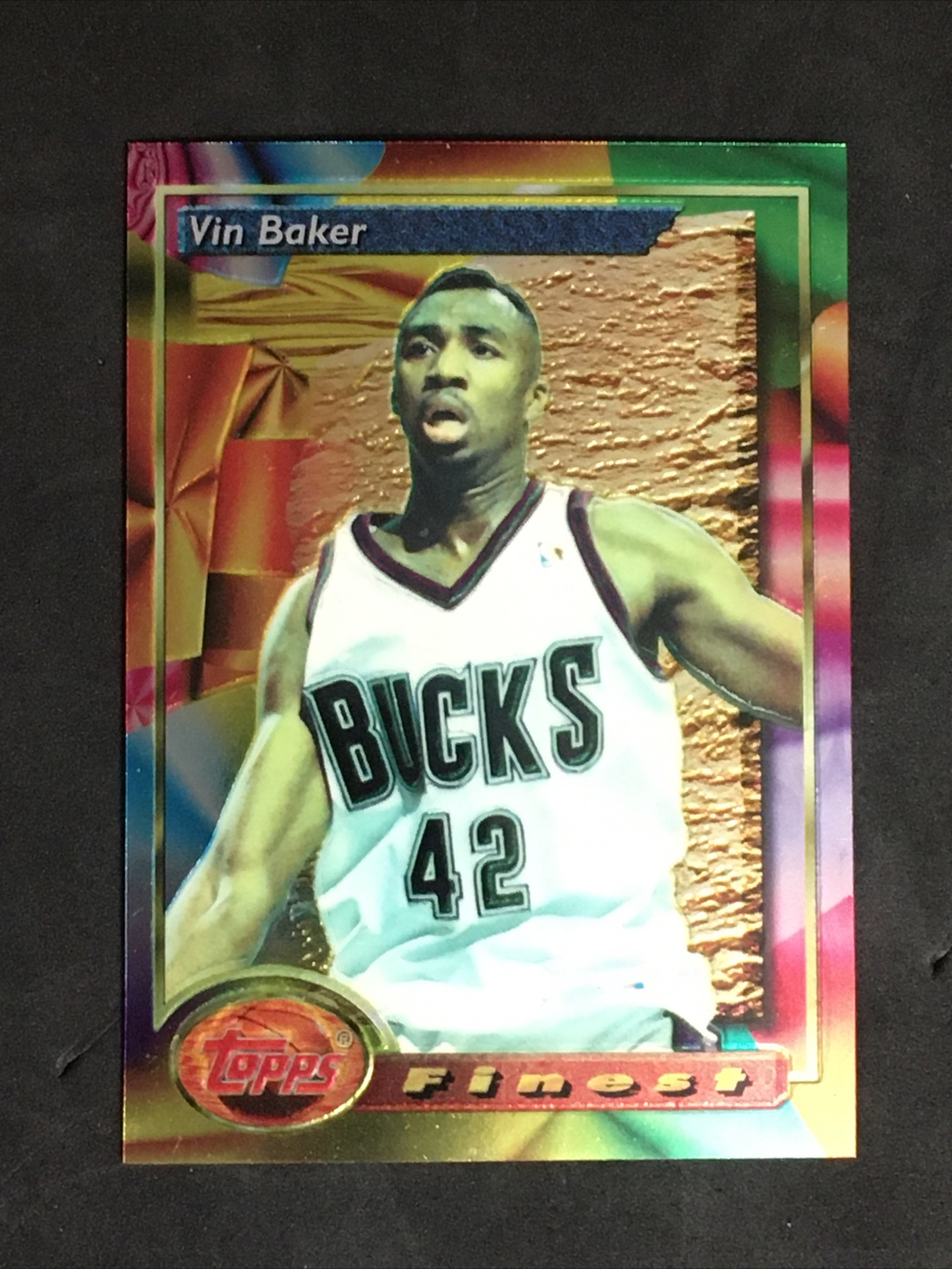 1993-94 Topps Finest Basketball #139 Vin Baker Rookie Rc MINT CENTERED ...