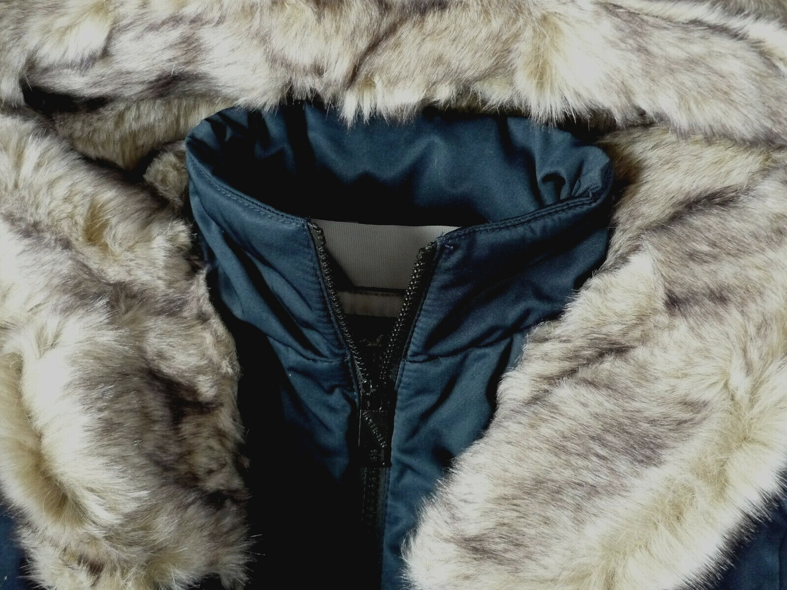 NWT Hollister by Abercrombie&Fitch Women's Down Parka Double-Layer Fur ...