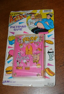 1991 JA-RU Archie Comics Classic Archie Pachinko Game Toy NOS Jughead ...