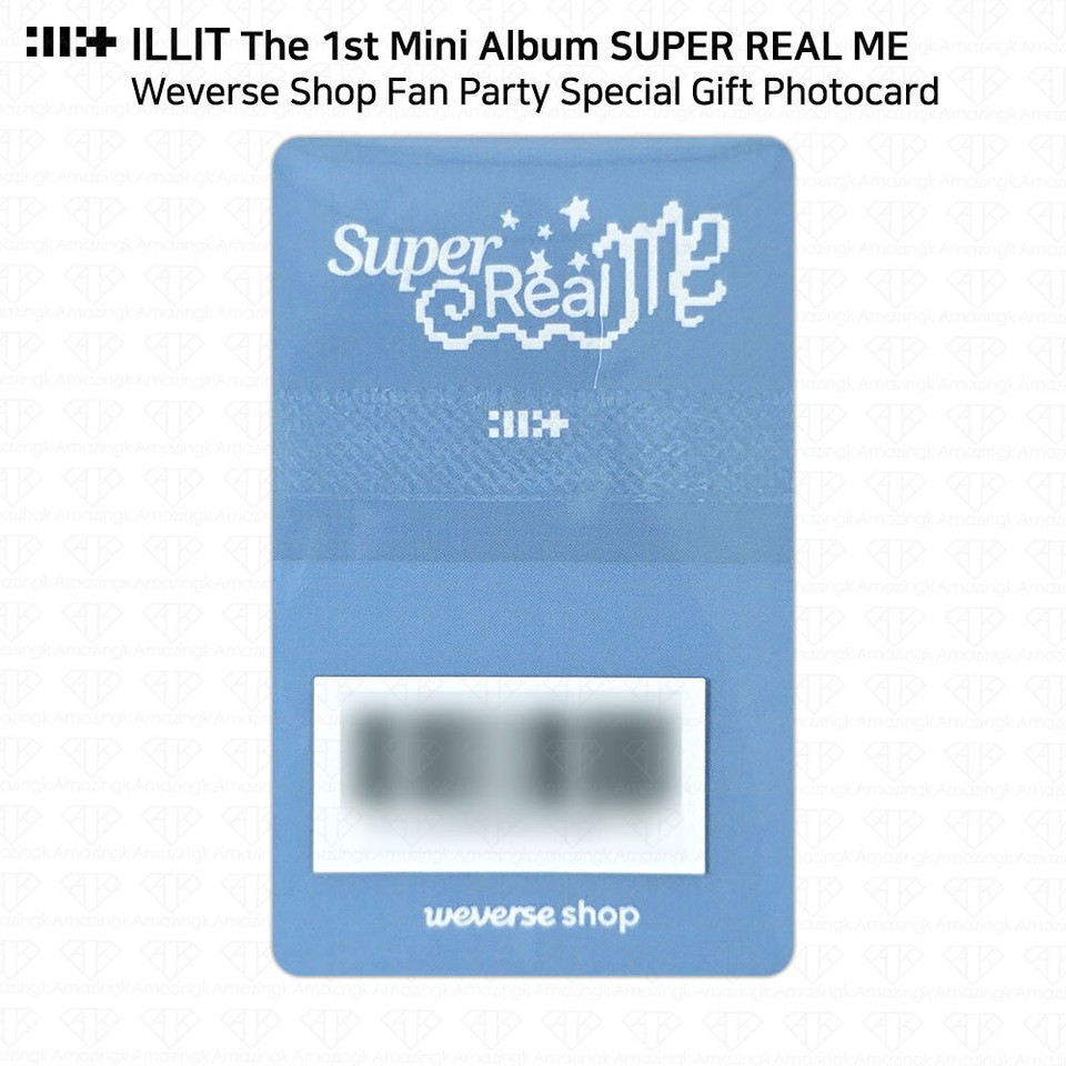 ILLIT The 1st Mini Album Super Real Me Fan Party Weverse Shop Special ...