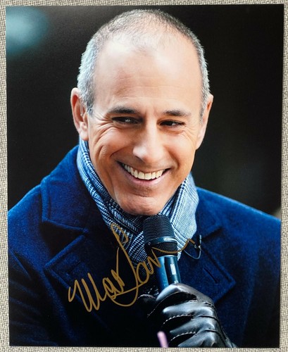Today Show Matt Lauer Signed In-Person 8x10 Photo - Authentic, NBC ...