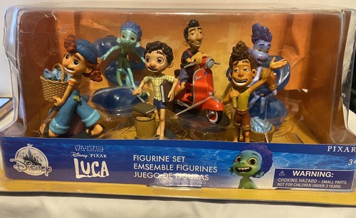 2021; Disney Pixar’s Luca Figurine Play Set; 6 Figures NEW IN BOX ...