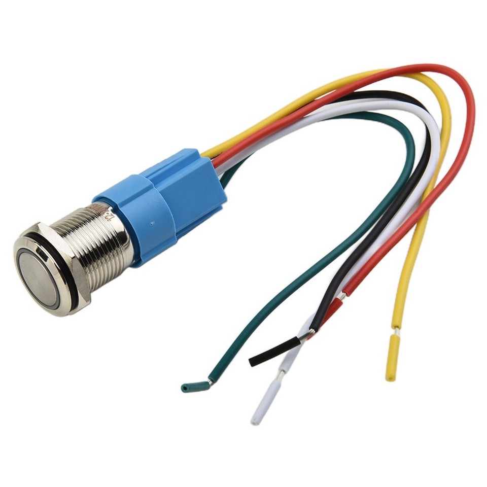 Push Button Switch Pushbutton Switch Silver Alloy Touch Stainless Steel ...