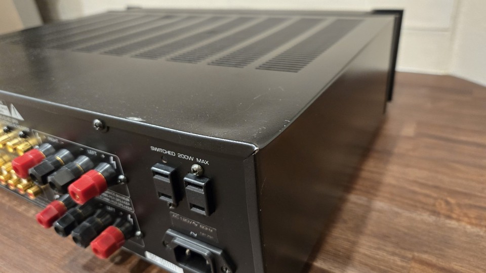 ROTEL RX-1050 STEREO RECEIVER - 100 WPC - CLEANED - TESTED, Minor Ding ...