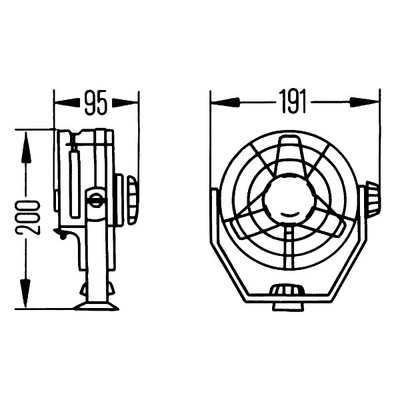 HELLA 8EV 003 361-001 TURBO FAN 12V (H/DUTY) INTERIOR FAN FAST SHIPPING ...