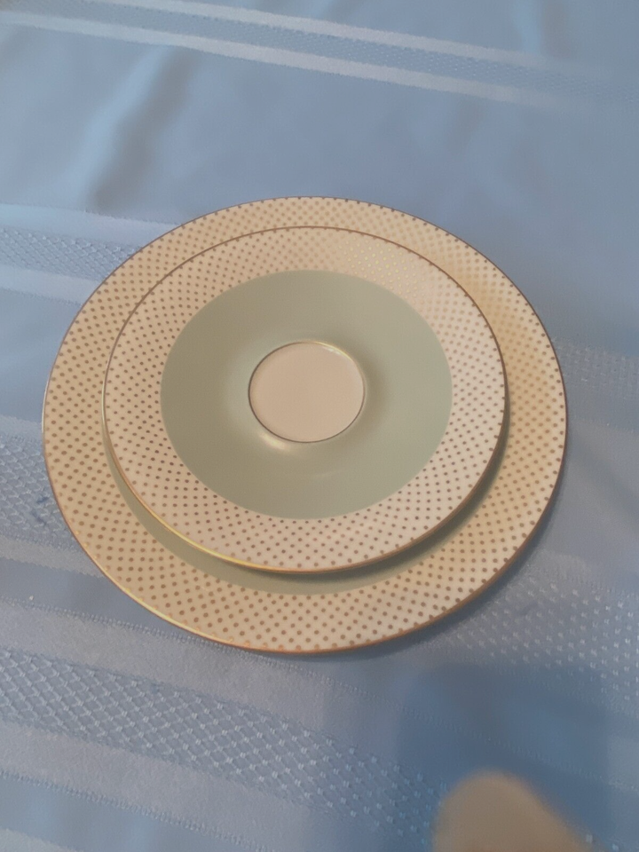 Vintage Zeh Scherzer Bavaria, Germany 3 pc Tea Cup,Saucer & Dessert ...