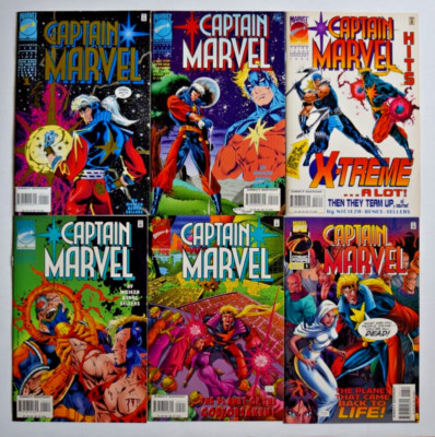 CAPTAIN MARVEL (1995) 6 ISSUE COMPLETE SET #1-6 MARVEL COMICS | eBay